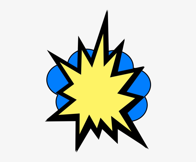 Starburst Clipart Superhero - Comic Book Pow Png Transparent PNG ...