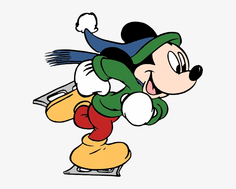 New Skating - Mickey Mouse Transparent PNG - 597x577 - Free Download on ...