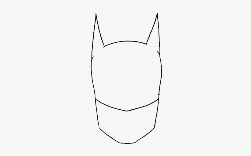 How To Draw Batman's Face - Sketch Transparent PNG - 678x600 - Free ...