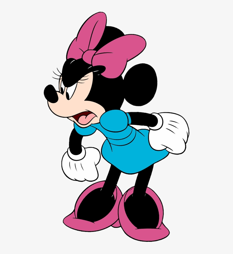 New Angry Minnie - Minnie Mouse Transparent PNG - 520x814 - Free ...