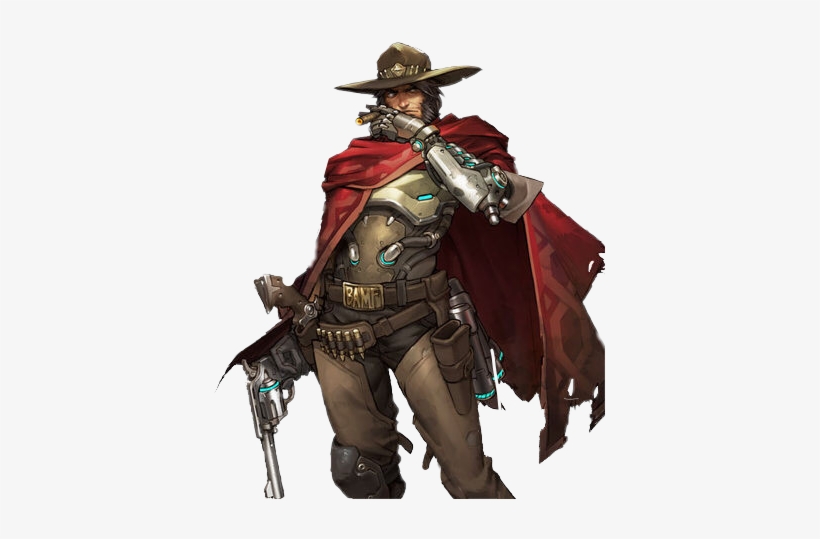 Mccree Jessemccree Overwatch Sticker Cutout Aesthetic - Mccree ...