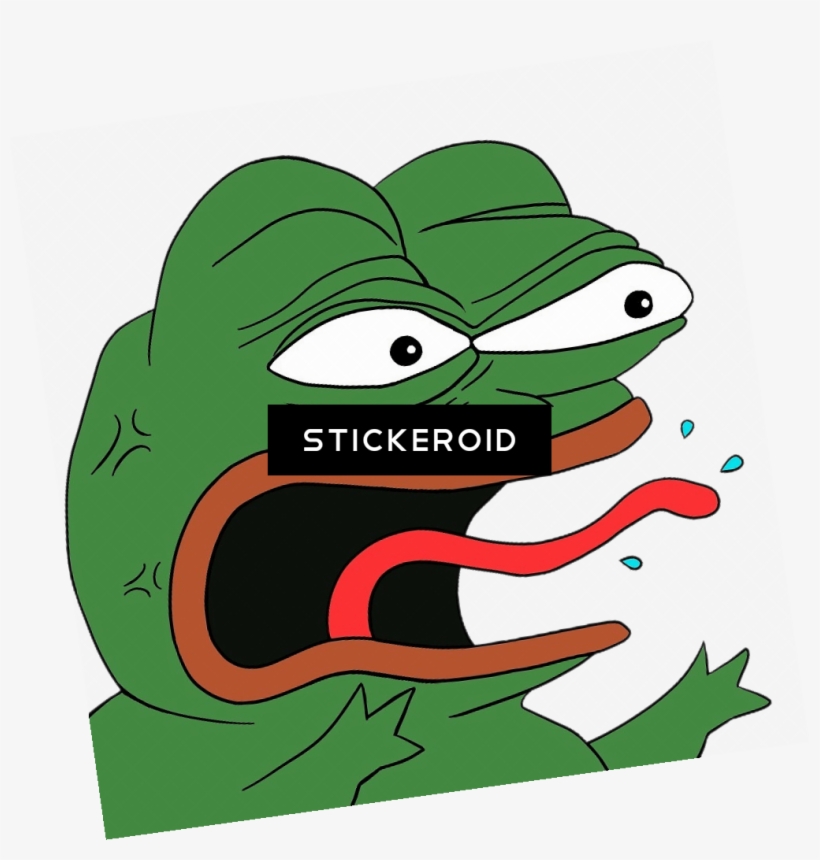 Angry Pepe Angery - Screaming Pepe Transparent PNG - 1015x1016 - Free ...