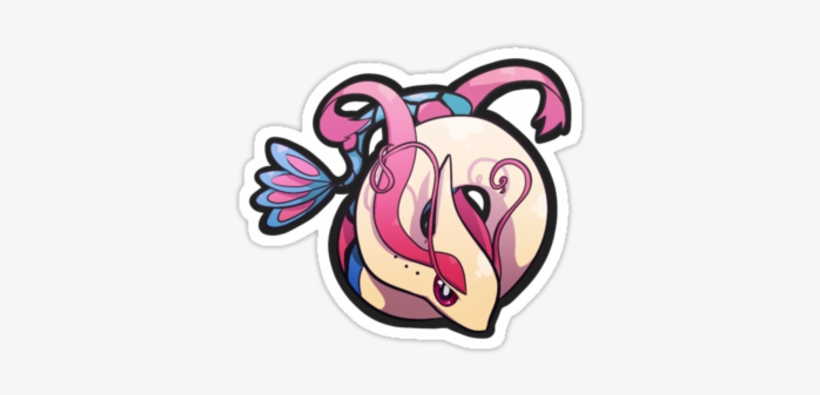 Mega Milotic Milotic Sticker - Milotic Shiny Transparent PNG - 375x360 ...
