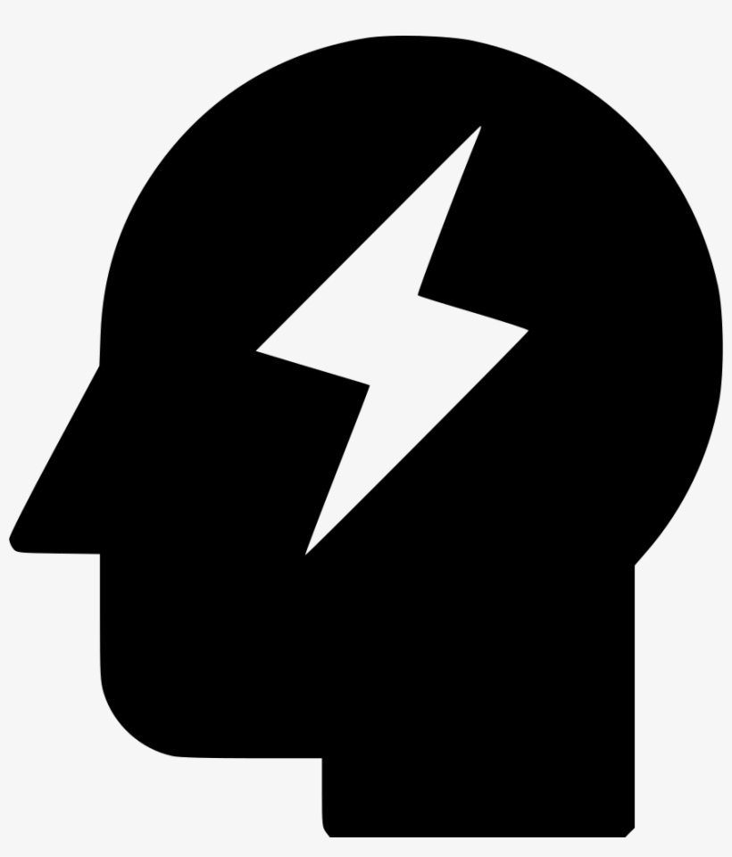 Headache Robot Power Lightning Idea Comments - Brain Thinking Icon ...