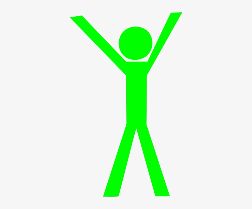 Stick Guy With Hands Up Clipart Png For Web Transparent PNG - 366x599 ...