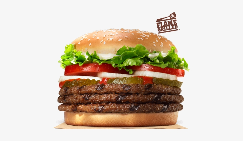 Our Triple Whopper® Sandwich Is Stacked With Three - Triple Whopper ...