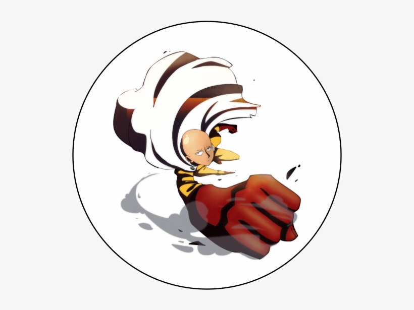 Button One Punch Man- Mod 03 - One Punch Man Logo Png Transparent PNG ...