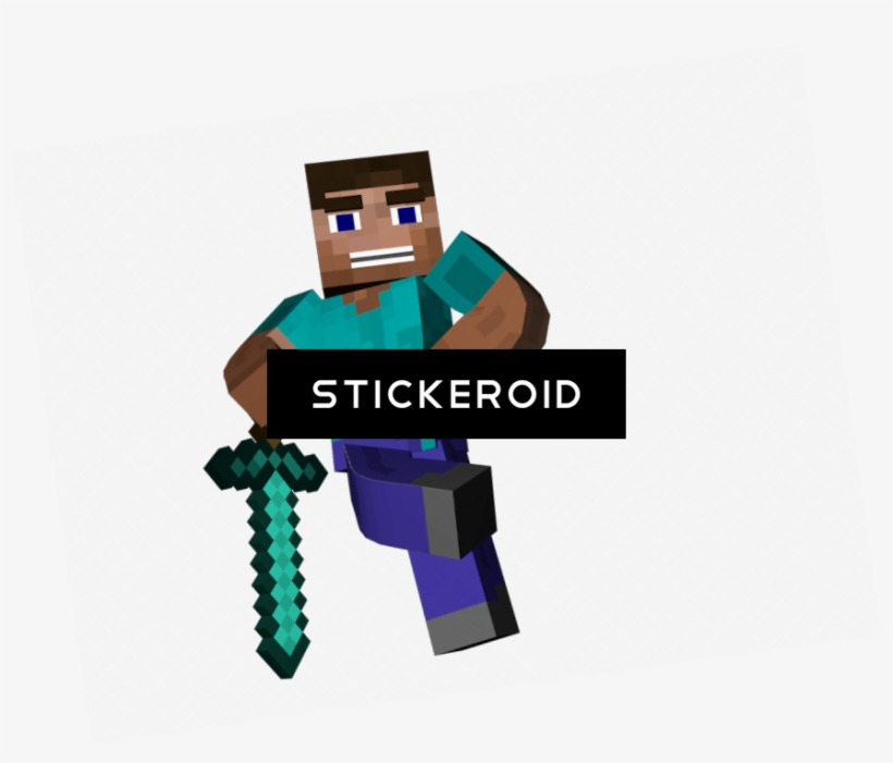 Man Standing Sword Minecraft - Minecraft Transparent PNG - 874x705 ...