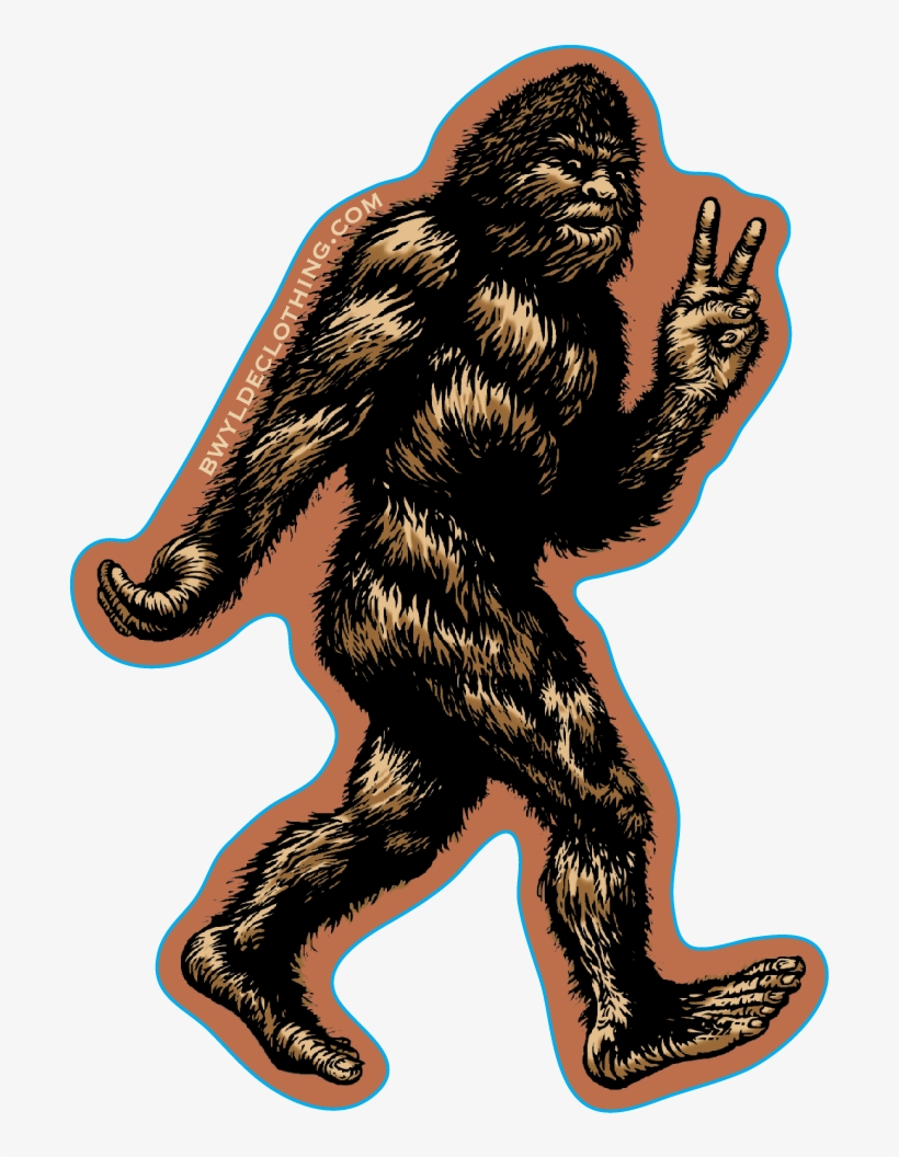 Bigfoot Sticker - Sticker Transparent PNG - 718x1000 - Free Download on ...
