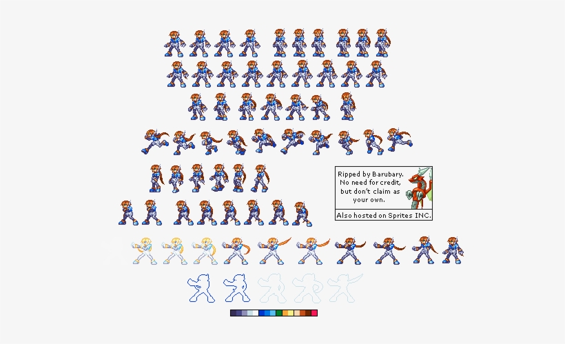 Aile - Megaman Zx Aile Transparent PNG - 537x426 - Free Download on NicePNG