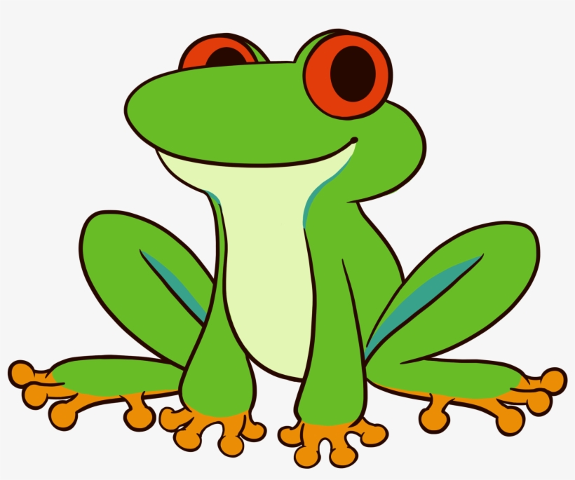 British Flag Clipart Frog - Smiling Cartoon Frog Transparent PNG ...