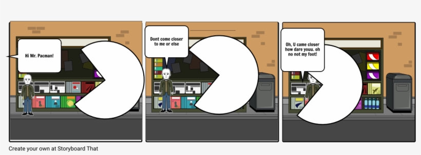 Mr - Pacman - Storyboard Transparent PNG - 1164x385 - Free Download on ...