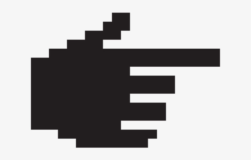 Cursor Pixel Hand - Transparency Transparent PNG - 866x650 - Free ...