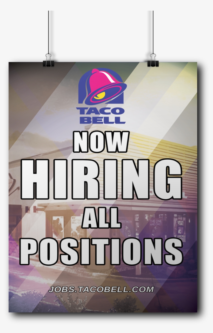 Download Taco Bell Hiring Flyer - HD Transparent PNG - NicePNG.com
