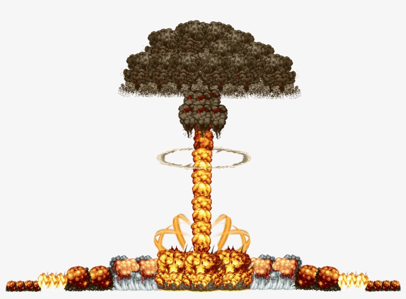 Mushroom Cloud Nuke Ver By Veronwoon - Tree Transparent PNG - 981x650 ...
