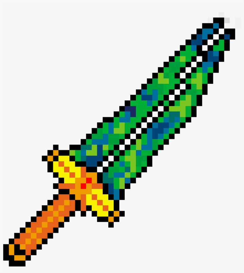 Drawn Weapon Terraria - True Excalibur Terraria Transparent Transparent ...