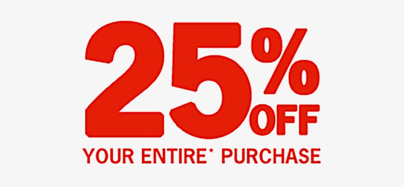 Download 25 Off No Background - HD Transparent PNG - NicePNG.com