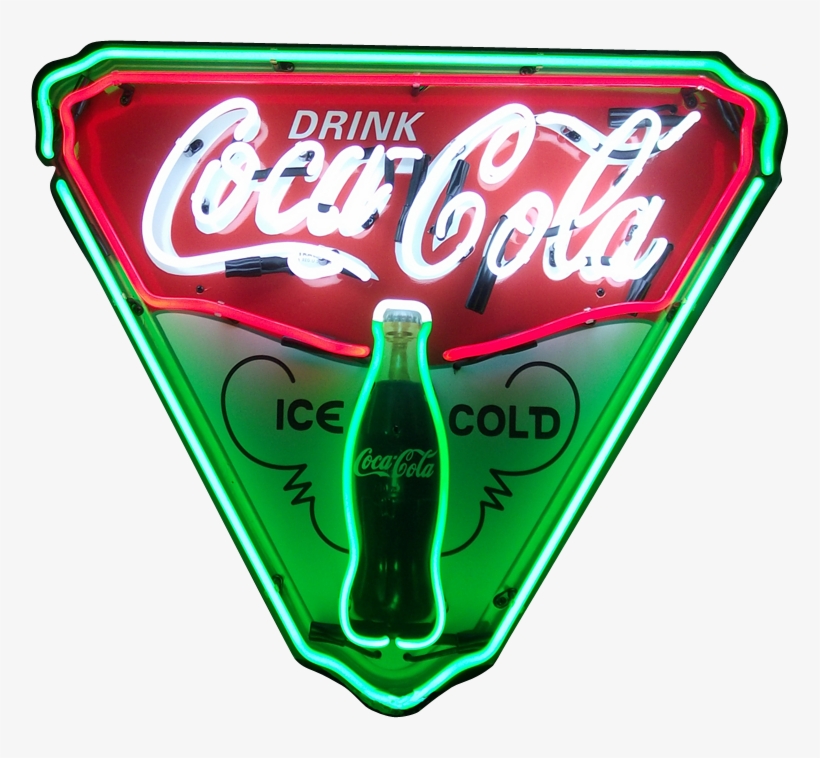 Transparent Neon Logo Coca Cola Clipart Freeuse Download - Neon Coca ...