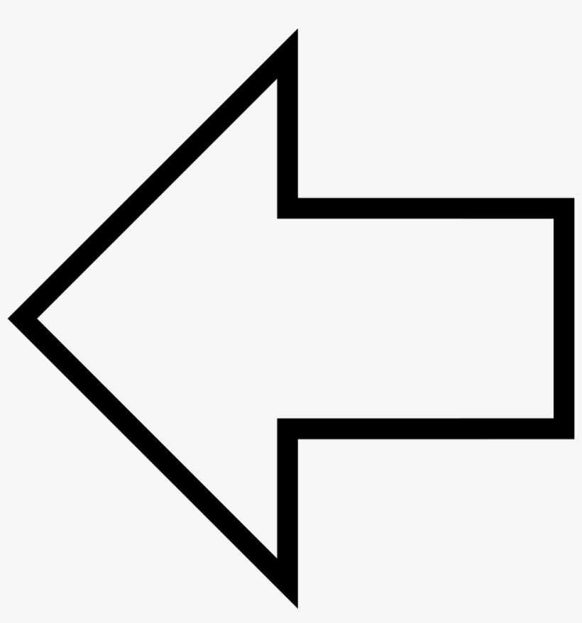 White Arrow Png - Transparent Arrow Pointing Left Transparent PNG ...