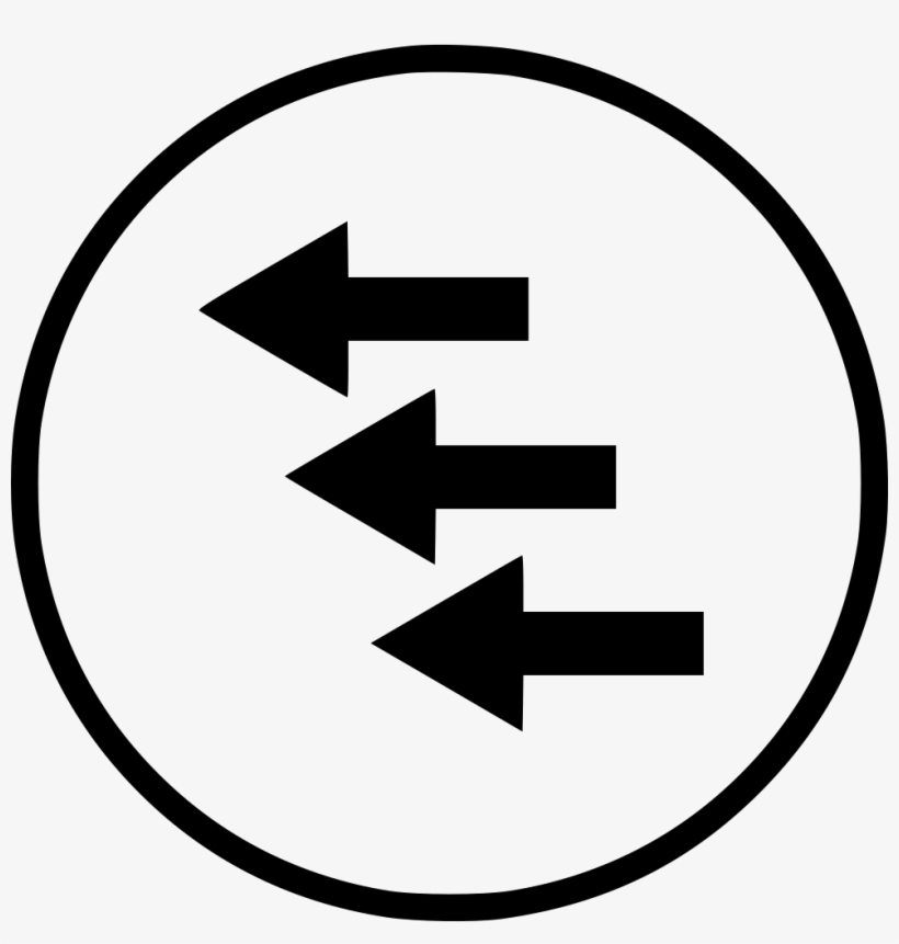 Arrows Left Point Pointing Comments - Stock Transparent PNG - 980x982 ...