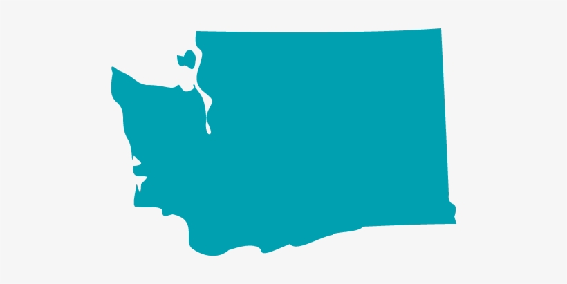 Washington - State Of Washington Shape Transparent PNG - 698x524 - Free ...