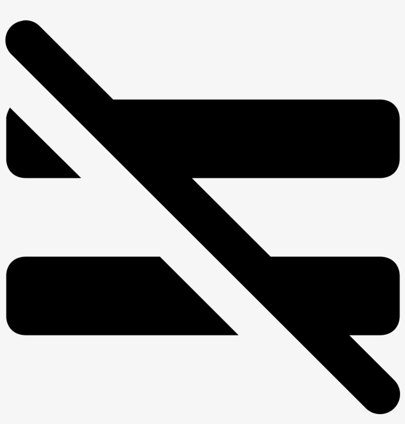 Not Equal Icono - Diferente Icono Png Transparent PNG - 1600x1600 ...