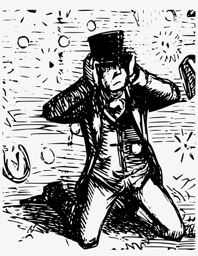 This Free Icons Png Design Of Puzzled Man In A Top Transparent PNG ...