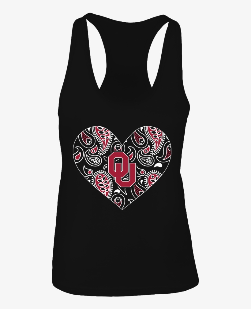 Paisley Pattern Heart Oklahoma Sooners Shirt Paisley - West Virginia ...
