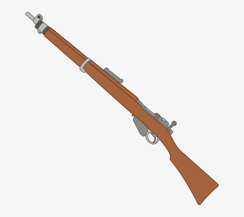 Rifle Cartoon Png Png Free - Lee Enfield Rifle Cartoon Transparent PNG ...