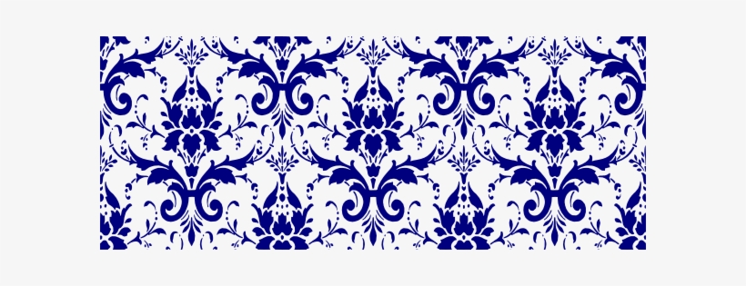 Download Navy Clipart Transparent Background - Navy Blue Damask Pattern ...