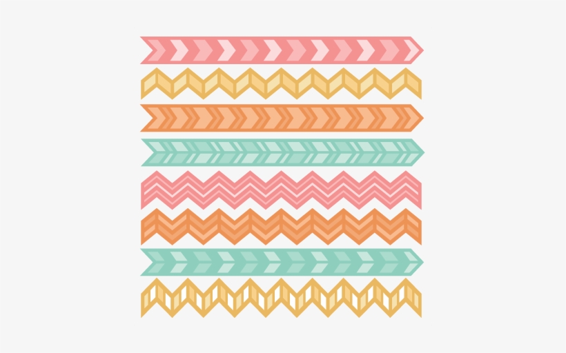 Printable Chevron Pattern Borders