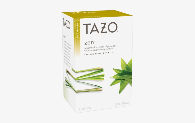 Tazo Zen 20ct - Tazo Green Tea Zen Transparent PNG - 471x471 - Free ...