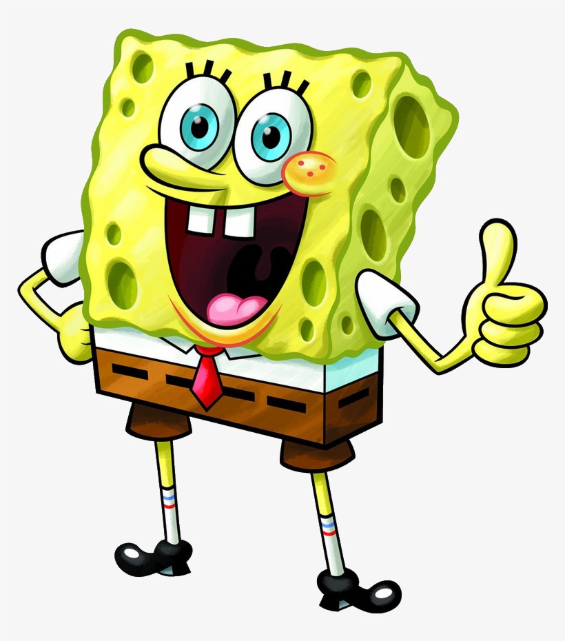 Spongebob Thumbs Up Render - Tom Kenny Sponge Bob Signed Autographed ...