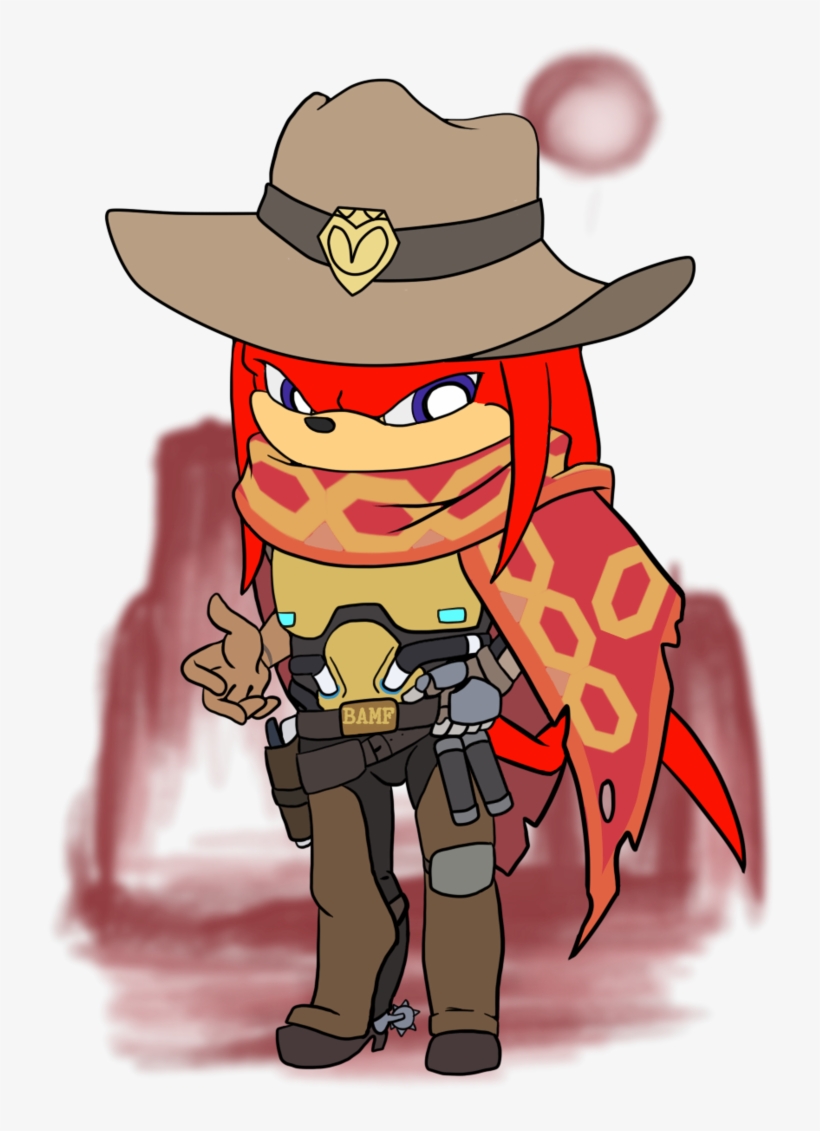 Chibi Knuckles/mccree By Sanddy273 On Deviantart - Knuckles The Echidna ...