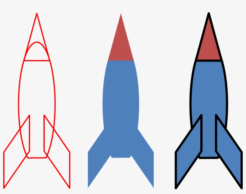Download Triangle Cliparts - Rocket Shapes - HD Transparent PNG ...