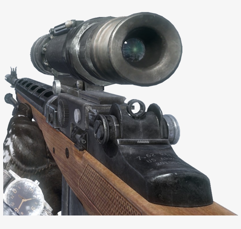 M14 Infrared Scope Bo - Black Ops 1 Infrared Scope Transparent PNG ...