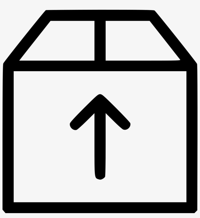 Box Package Delivery Shipping Move Arrow Up Comments - Scalable Vector ...