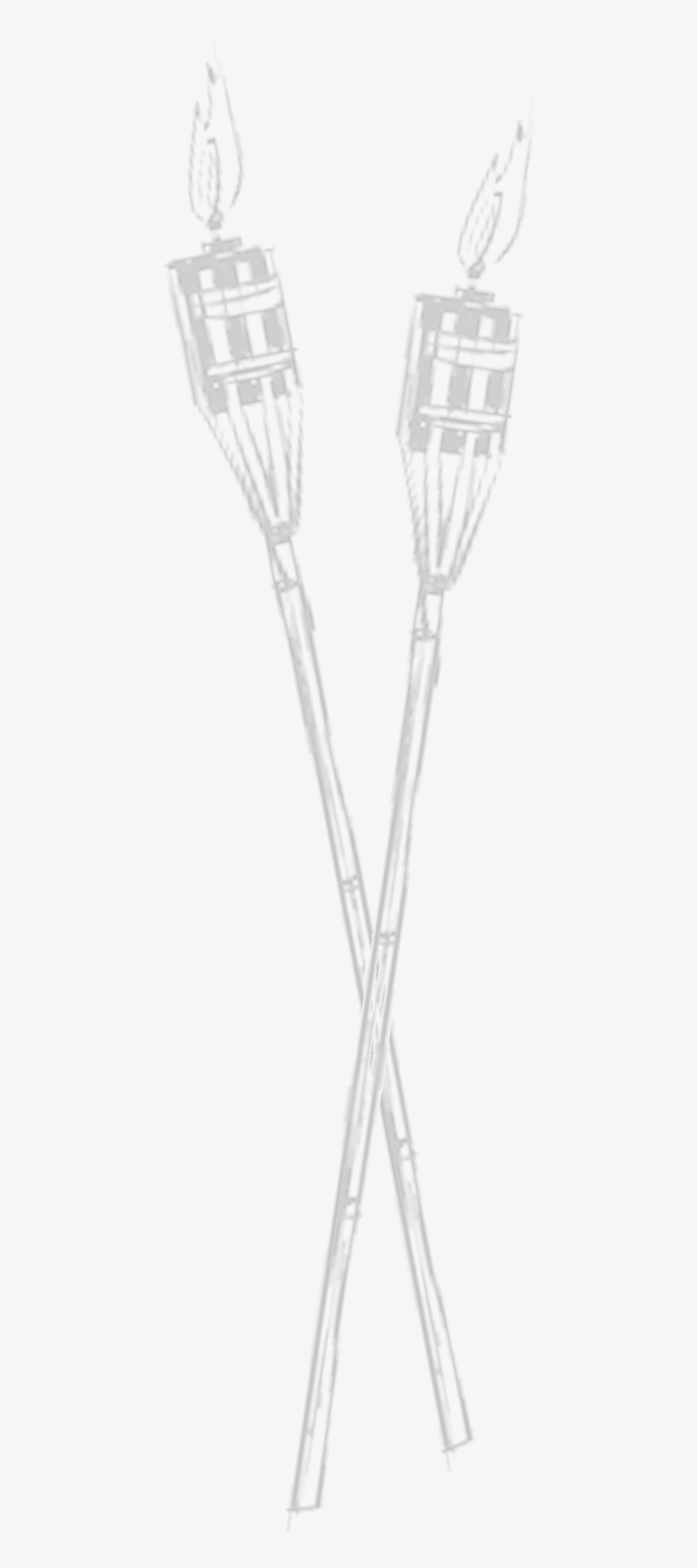 Crossed Torches Opacity - Drawing Transparent PNG - 572x1792 - Free ...