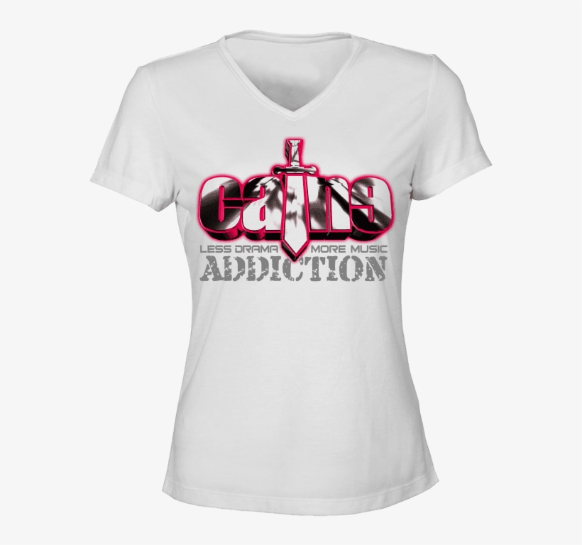 Caine Logo Womens Vneck - Shirt Transparent PNG - 800x701 - Free ...