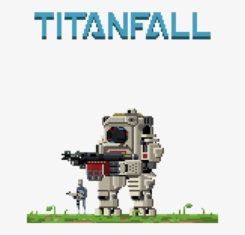 Here's Some Pixel Art For You - Titanfall Pixel Art Transparent PNG ...
