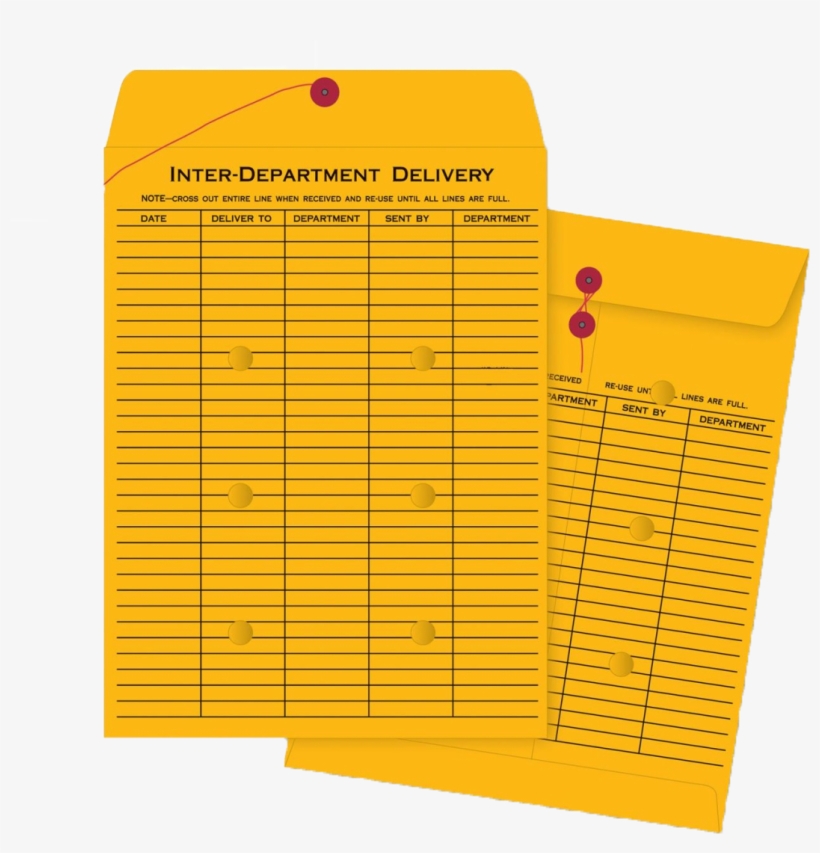Inter Office - Interoffice Envelope Transparent PNG - 1100x1100 - Free ...