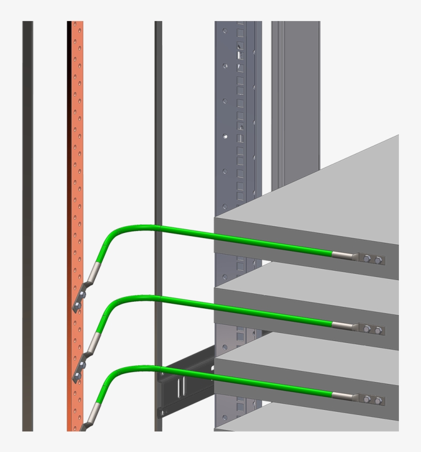 Vertical Rack Bonding Busbar - Cabinet Bus Bar Transparent PNG ...