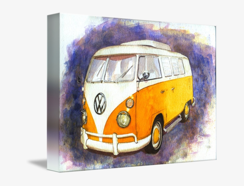 Volkswagen Drawing Camper Vw - Compact Van Transparent PNG - 650x546 ...