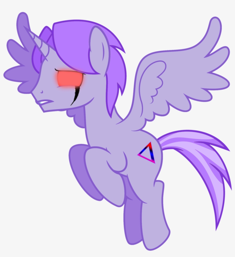 Alicorn, Alicorn Oc, Corrupted, Glowing Eyes, Implied - Mlp Oc Glowing ...