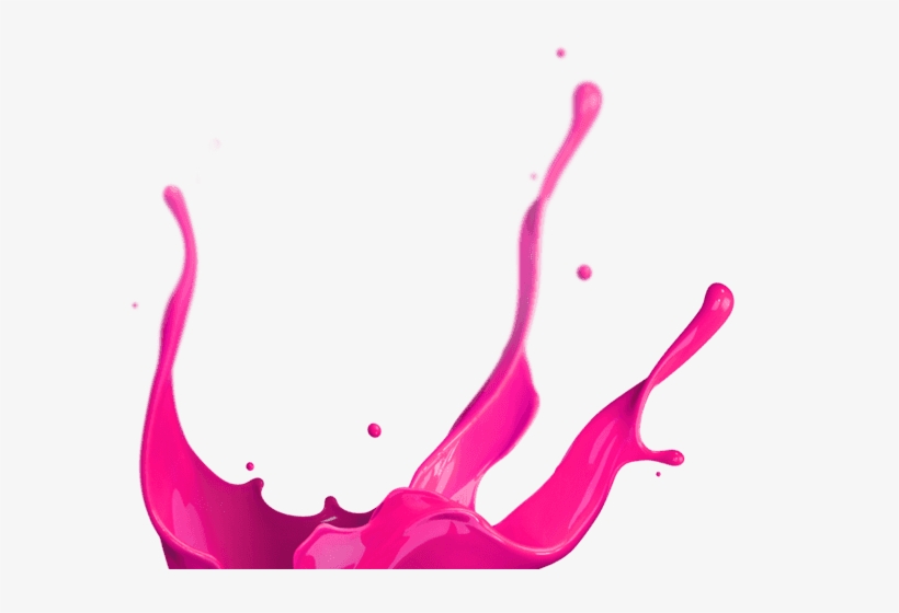 Pink Paint Splash