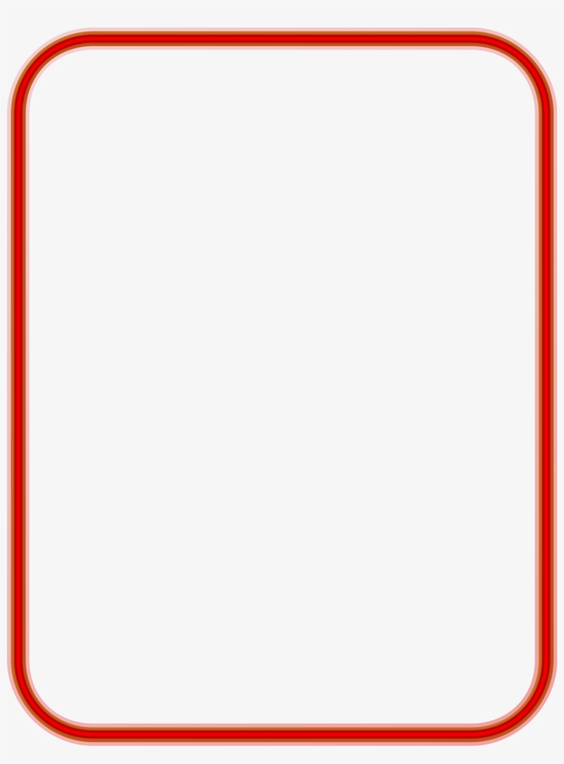 Red Neon Border Transparent PNG - 1789x2335 - Free Download on NicePNG