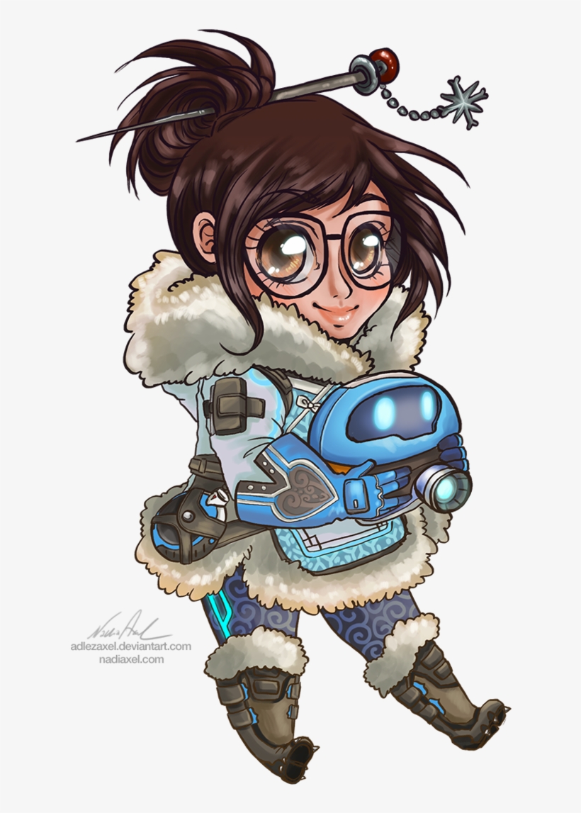 Banner Chibi Overwatch By Nadiaxel On Deviantart - Mei Transparent ...