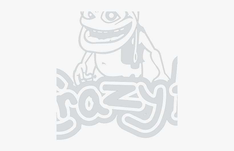 Crazy Frog Logo - Crazy Frog In Black And White Transparent PNG ...