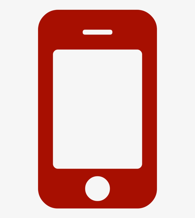 Download Cell Phone Icon Red - HD Transparent PNG - NicePNG.com