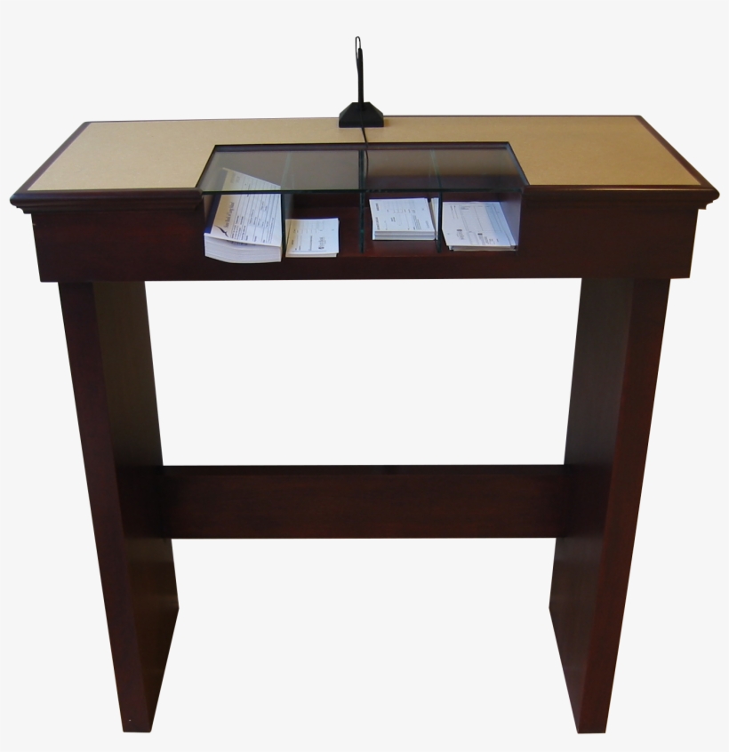 Download Check Writing Desks - Bank Check Desk - HD Transparent PNG ...